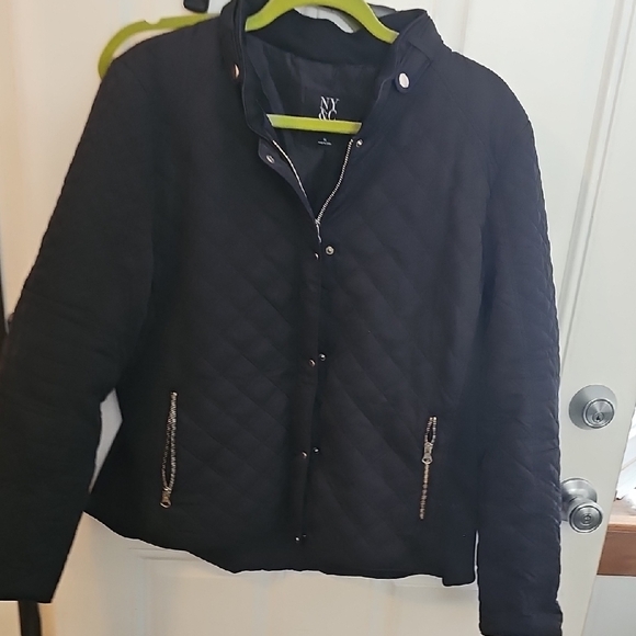 New York & Company | Jackets & Coats | New York Company Black Quilted ...